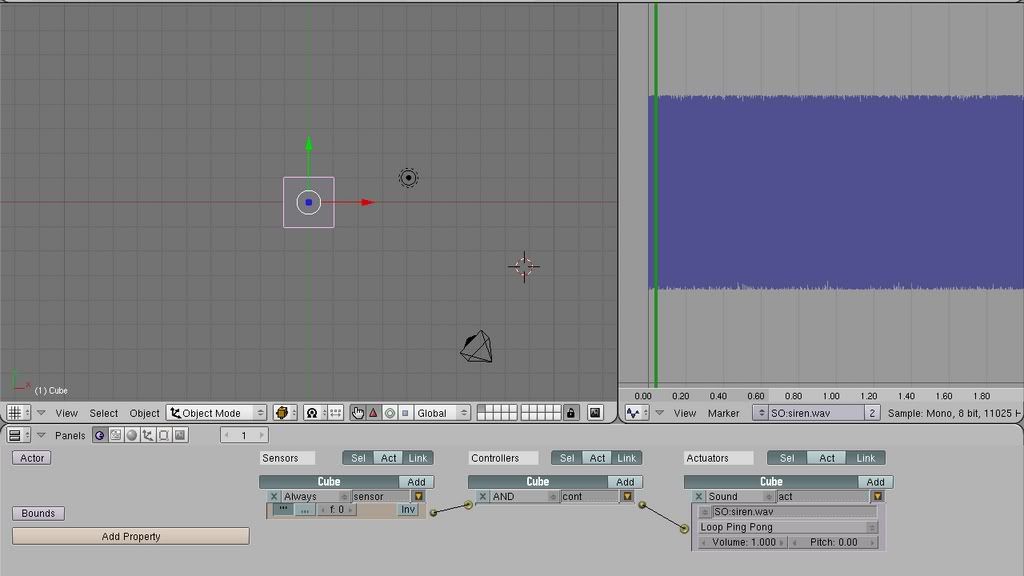 3D Sound in Blender | Blender Game Engine Tutorials